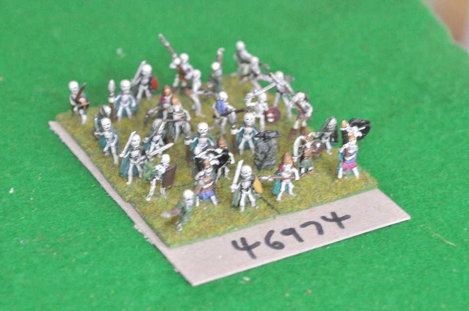 15mm fantasy / undead - skeletons (as photo) 30 figs - inf (46974) | eBay