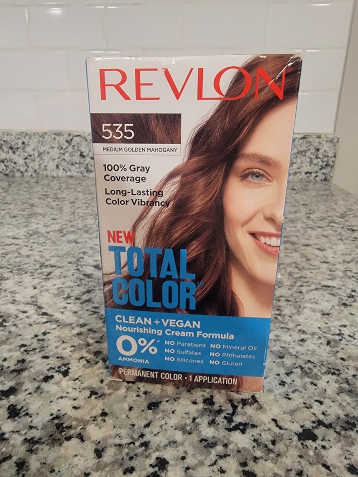 Revlon Total Color 535 Medium Golden Mahogany | eBay