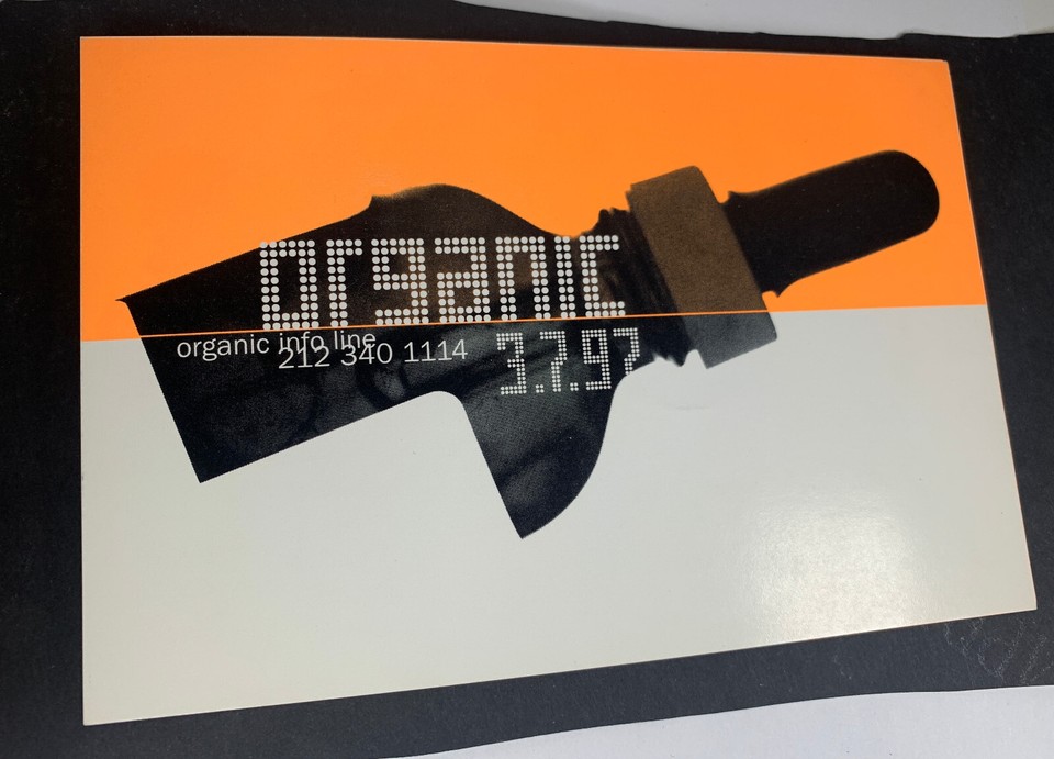 VTG SAVE THE ROBOTS EAST VILLAGE NY UNDERGROUND CLUB INVITATION RARE ...