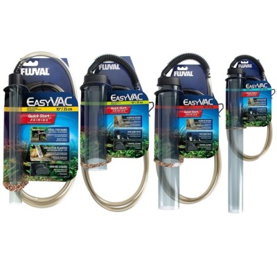 Fluval Easy Clean Vacuum Aquarium Gravel Siphon Water Cleaning Fish ...