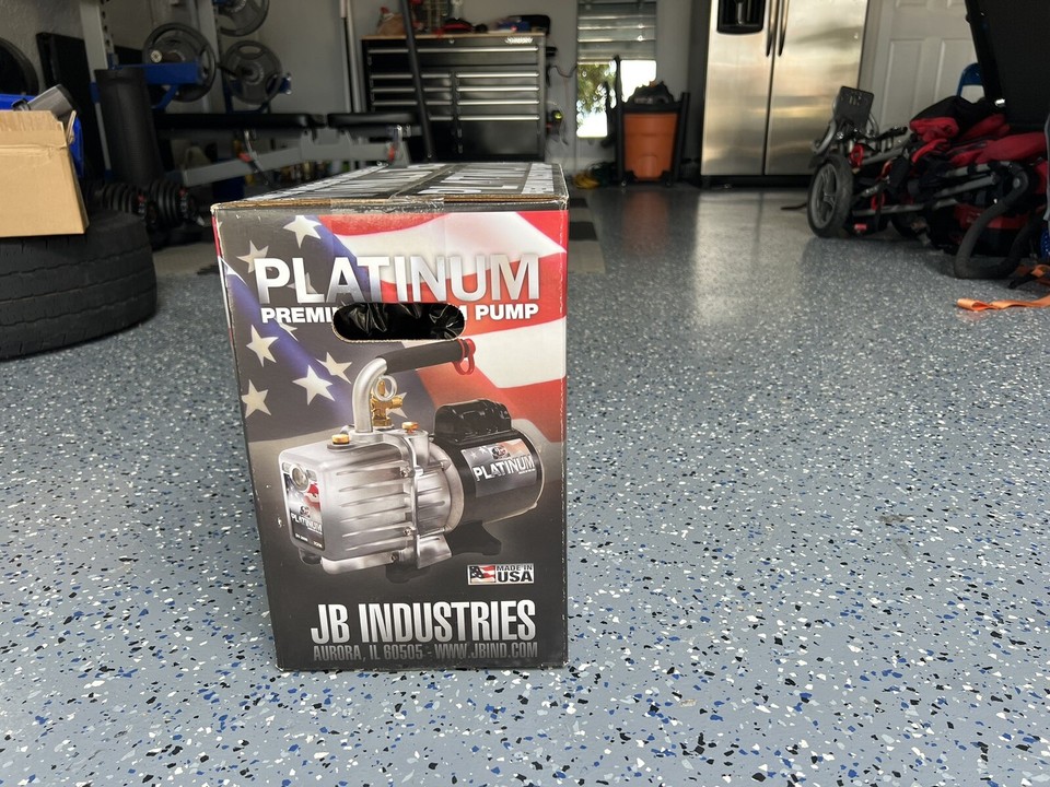 JB Industries DV-200N Platinum 7-CFM 2-Stage Vacuum Pump 1/2 HP 15 ...