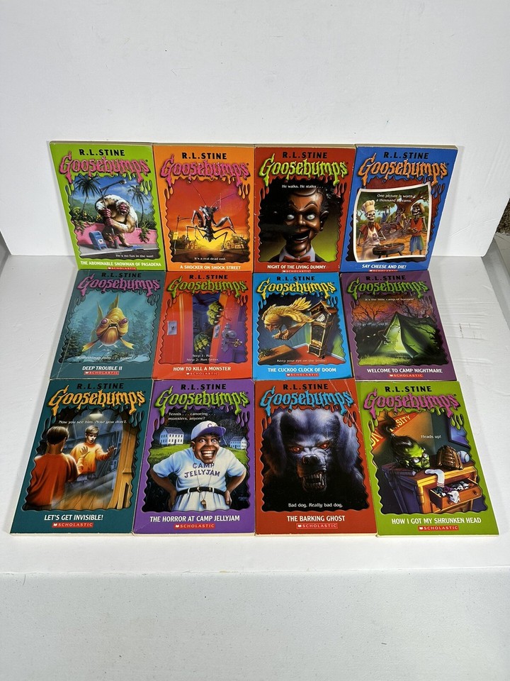 HUGE LOT OF 50 GOOSEBUMPS Books - Original Series, Series 2000 + More ...
