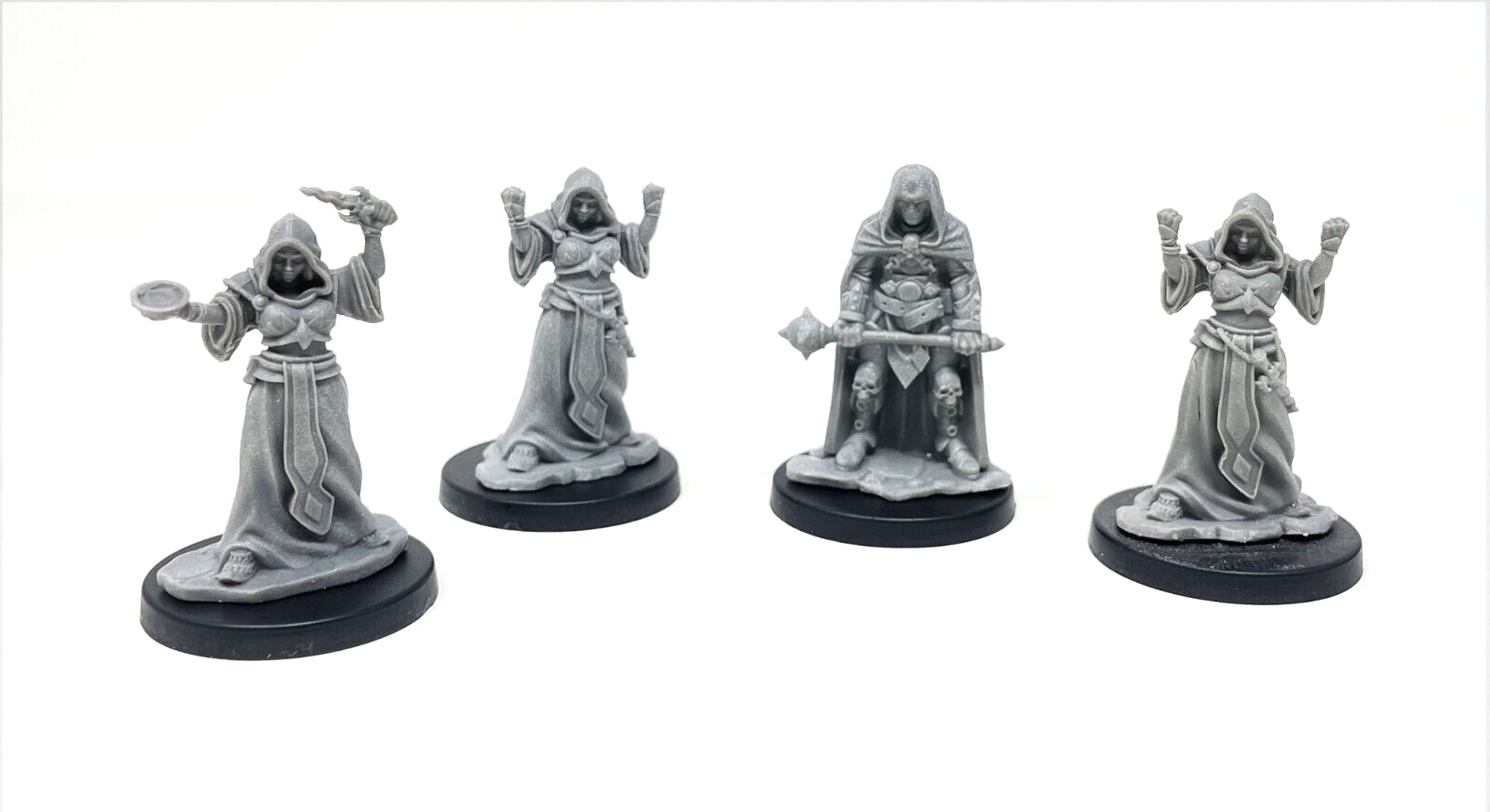 Cultist Set Dungeons and Dragons Miniatures DnD Minis 28mm fantasy ...
