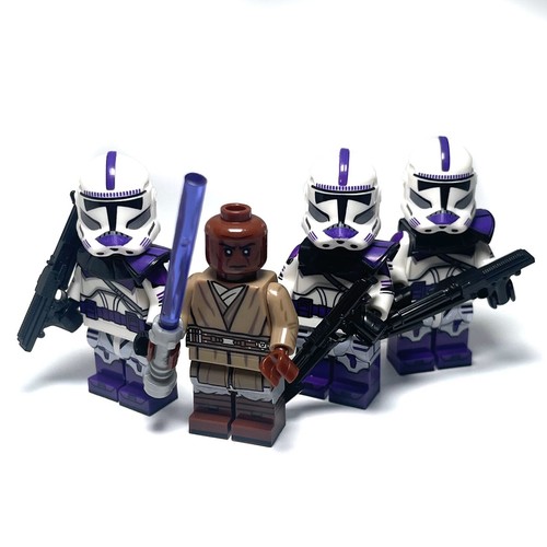 Custom Mace Windu Lego 187th Legion Purple Clone Troopers Star Wars ...