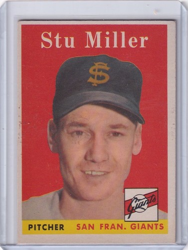 1958 Topps #111 Stu Miller - San Francisco Giants | eBay