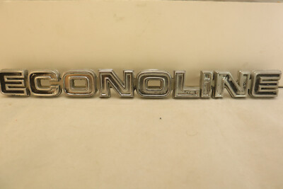 1975-1979 Ford “Econoline” Metal Rear Quarter Script Emblem OEM D5UB ...