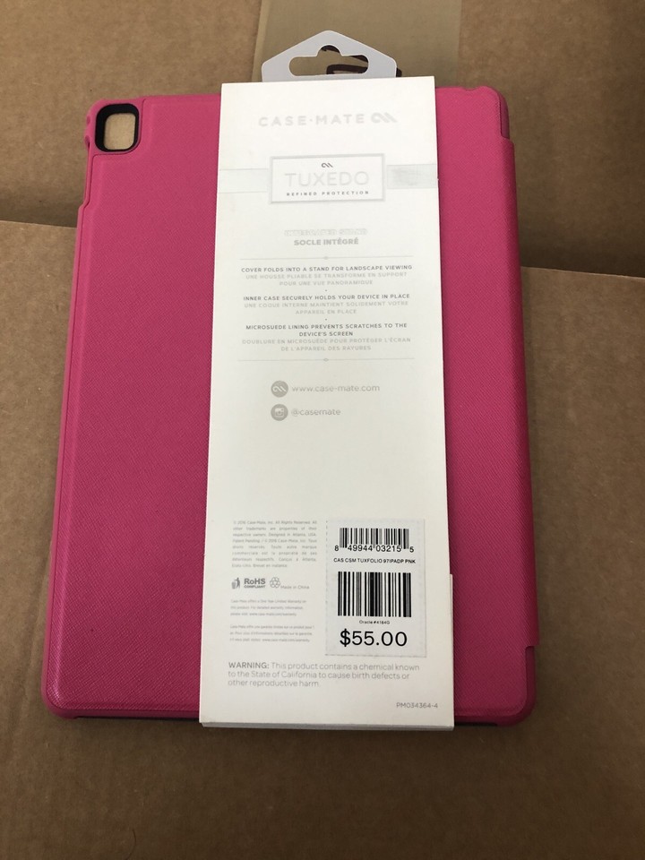 NEW-CASE MATE INTERGRATED STAND -IPAD AIR 2 /IPAD PRO 9.7 Inch- FREE ...