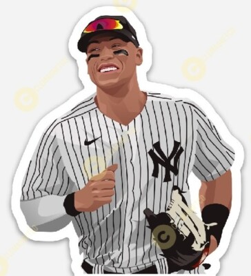 New York Yankees Aaron JUDGE STICKER - MLB Baseball Bronx | eBay