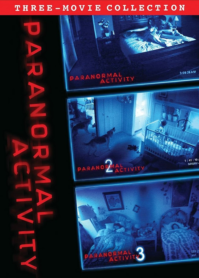 Paranormal Activity 3 Movie Collection DVDs - 1 2 & 3 Horror Demon ...