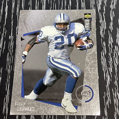 1996 Upper Deck Collectors Choice Barry Sanders MVP #M16 Lions RB ...