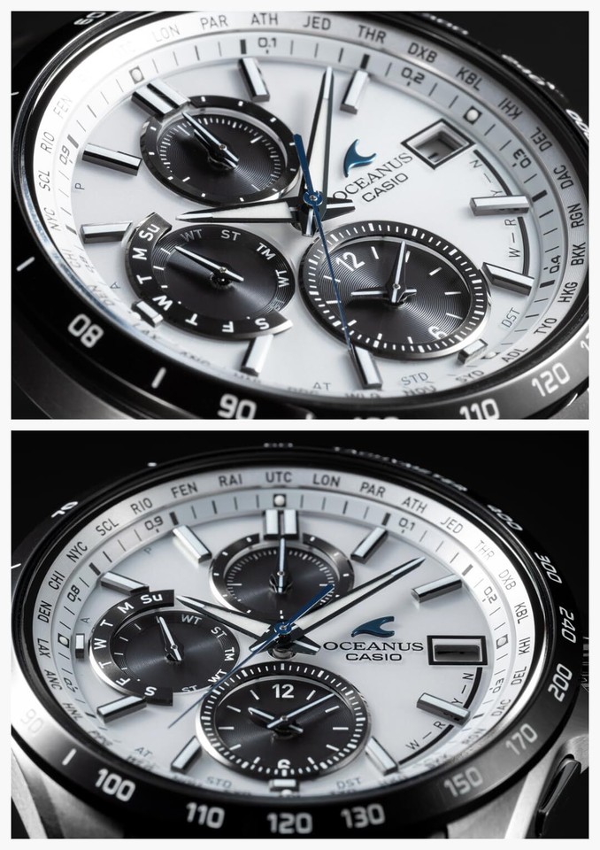 CASIO OCEANUS OCW-T2600J-7AJF Classic Line Titanium Radio Solar Watch ...