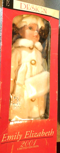 PS Design Emily Elizabeth 2001 Limited Edition Porcelain Doll 8 With ...