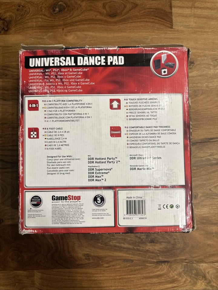 GameStop Lets Dance DDR Dance Dance Revolution Pad Mat, , PS2, GameCube ...