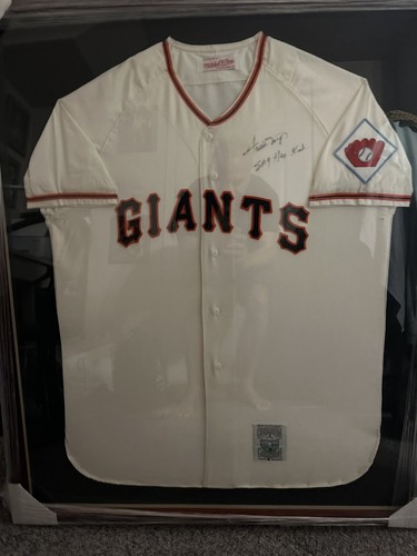 Willie Mays Signed Mitchell & Ness 1951 Jersey “Say Hey Kid Inscription ...
