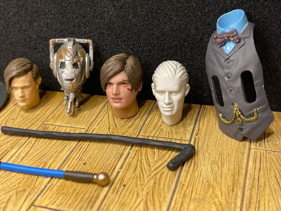 1:12 Lim Toys Resident Evil RPD Leon Scott Kennedy Head w Dr Who Sculpt ...