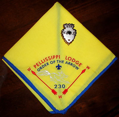 Pellissippi Lodge 230 Neckerchief & Slide Order of the Arrow BSA OA ...