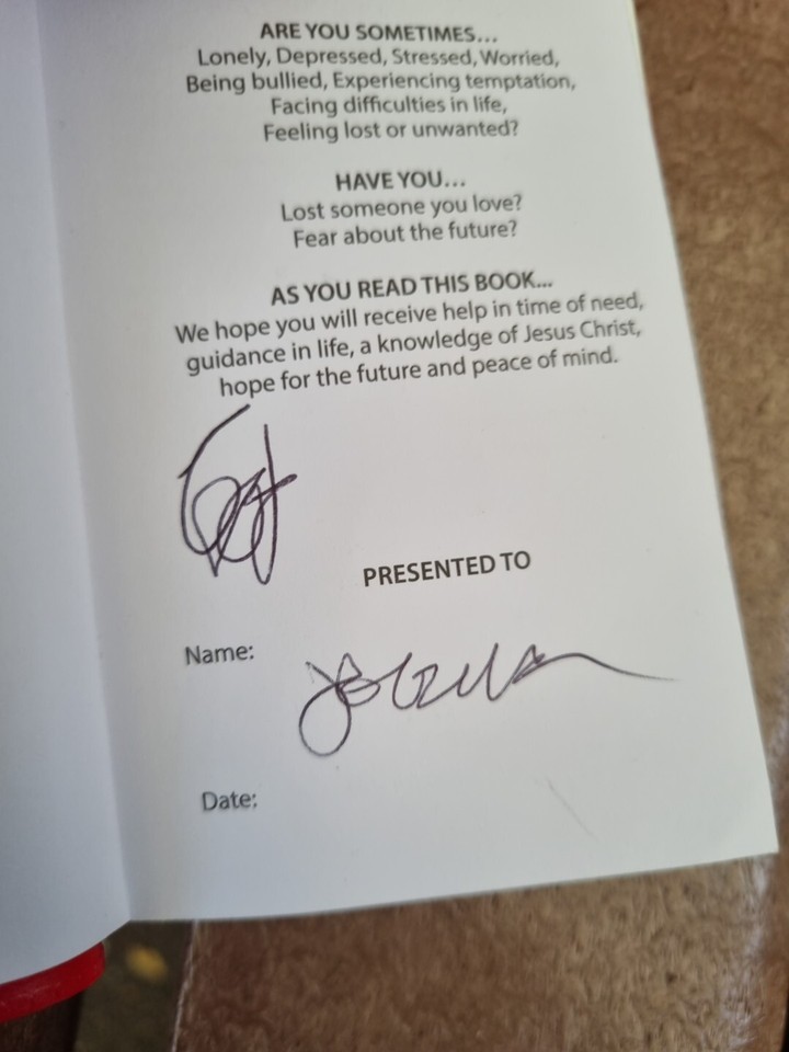 Brand NEW Bible (Signed By God AND Jesus) | eBay UK