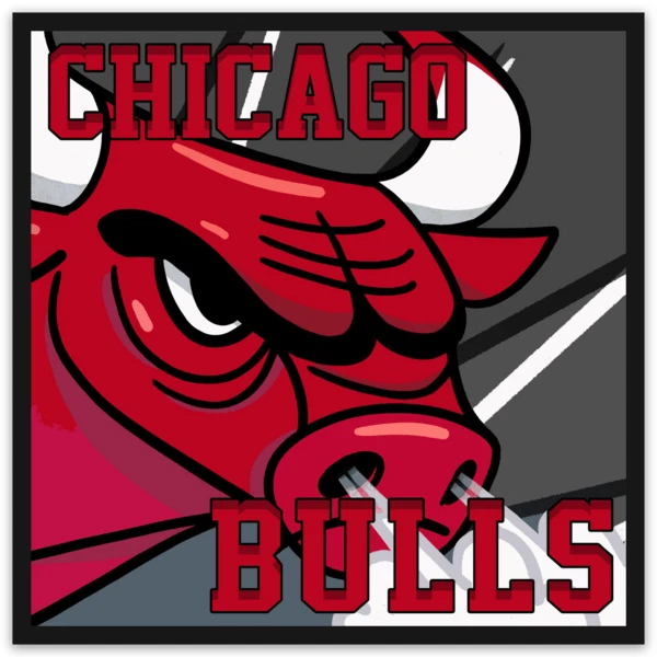 Chicago Bulls Logo With Smoke