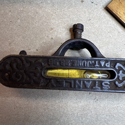 Antique Stanley Cast Iron Pocket Level, patented June 23, 1896 | eBay