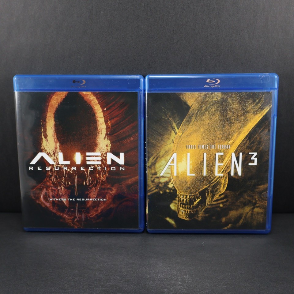 Alien Movie Blu Ray Lot w/ Alien, Aliens, Alien 3, Alien Resurrection ...