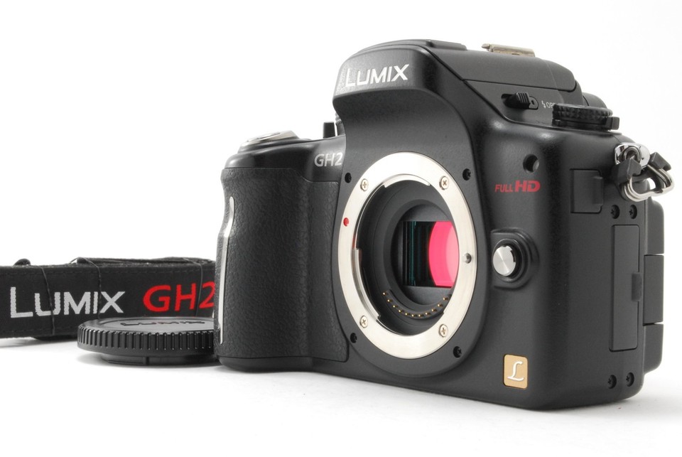 [MINT] Panasonic Lumix DMC-GH2 Black JPN Model M4/3 Digital 16MP From ...