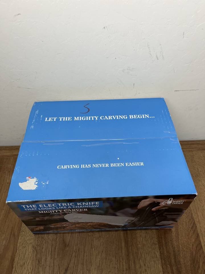 Mighty Carver Electric Knife Chainsaw Stainless Blade Meat Slicer ...