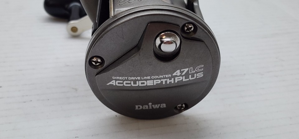 DAIWA ACCUDEPTH PLUS 47LC FISHING REEL DOWNRIGGER TROLLING LINE COUNTER ...