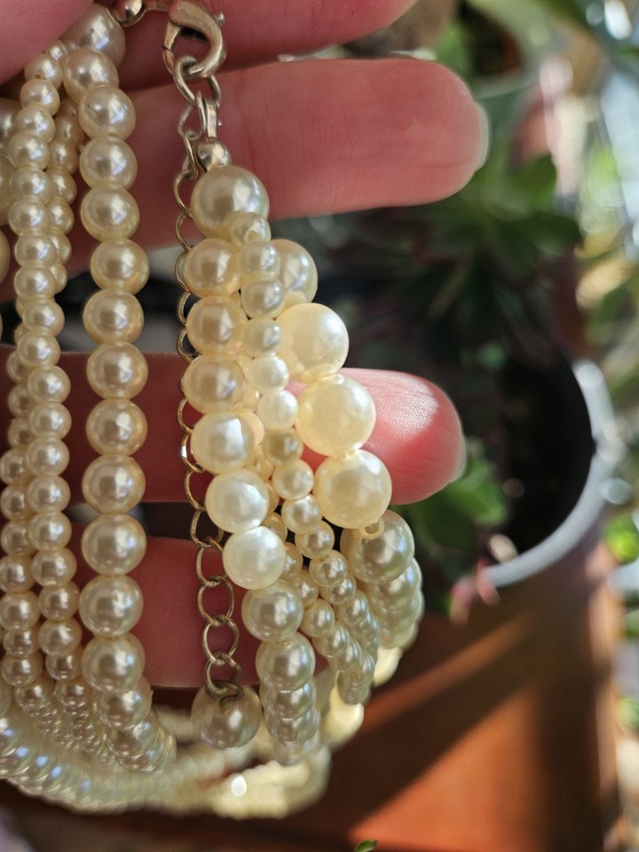 💙Small Job Lot of Mixed Costume Jewellery Earrings Ring Necklaces ...