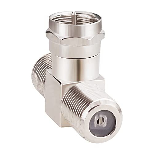 Ftype Coax Cable Splitter Combiner Adapter 3 Way Connector F Male To ...