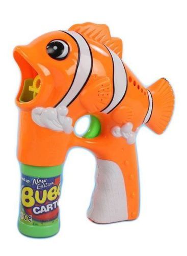 Fish Bubble Gun Kids Orange Cartoon Summer Outdoor Boys Girls Nemo ...