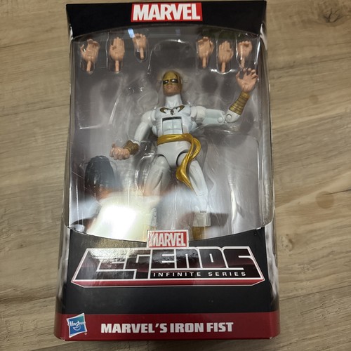 Hasbro IRON FIST (WHITE COSTUME) Marvel Legends ALL-FATHER BAF WAVE ...