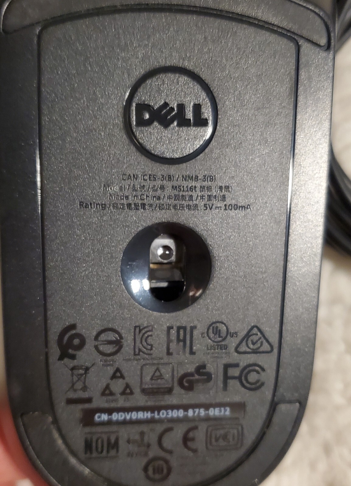 Dell MS11611 Optical Mouse Wired NEW and Sealed | eBay