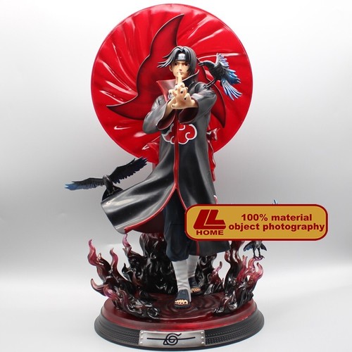 Anime Ninja Shippuuden Uchiha Itachi Mangekyou Sharingan Crow PVC ...