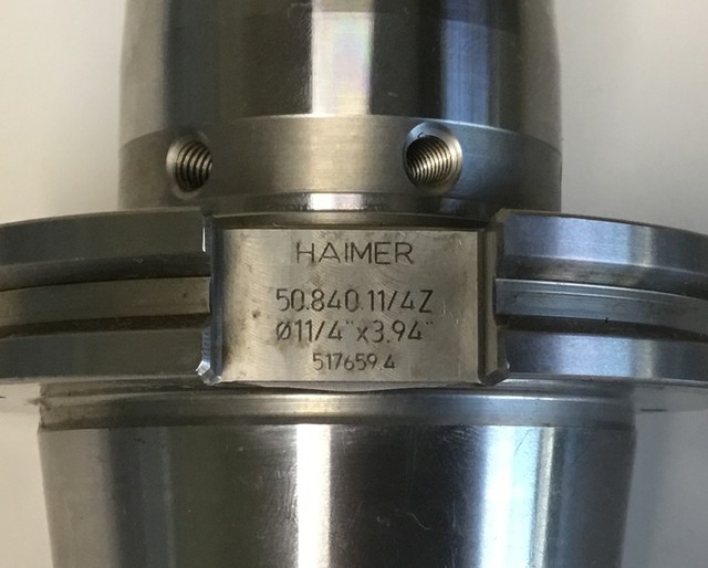 Haimer 50.840.114Z CAT50 Shrink Fit Tool Holder 1-1/4” Bore 100mm ...