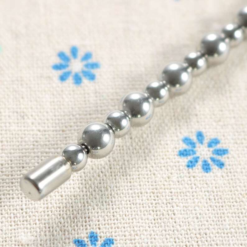 14.2inch Beaded Urethra Dilator Plug Sounding Rods Stainless Steel Men ...