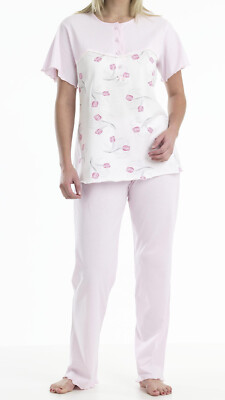 SLENDERELLA PJ11129, JERSEY COTTON, TULIP PRINT, SHORT SLEEVE, PULLOVER ...