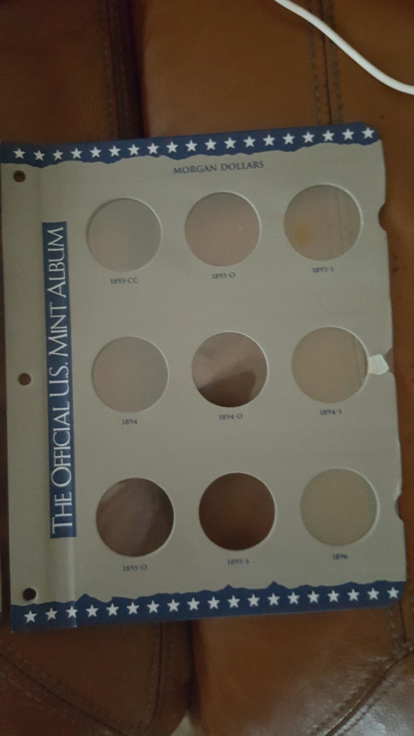 Coin Storage Pages For Large Dollar Size Coin - 8 Pages | eBay