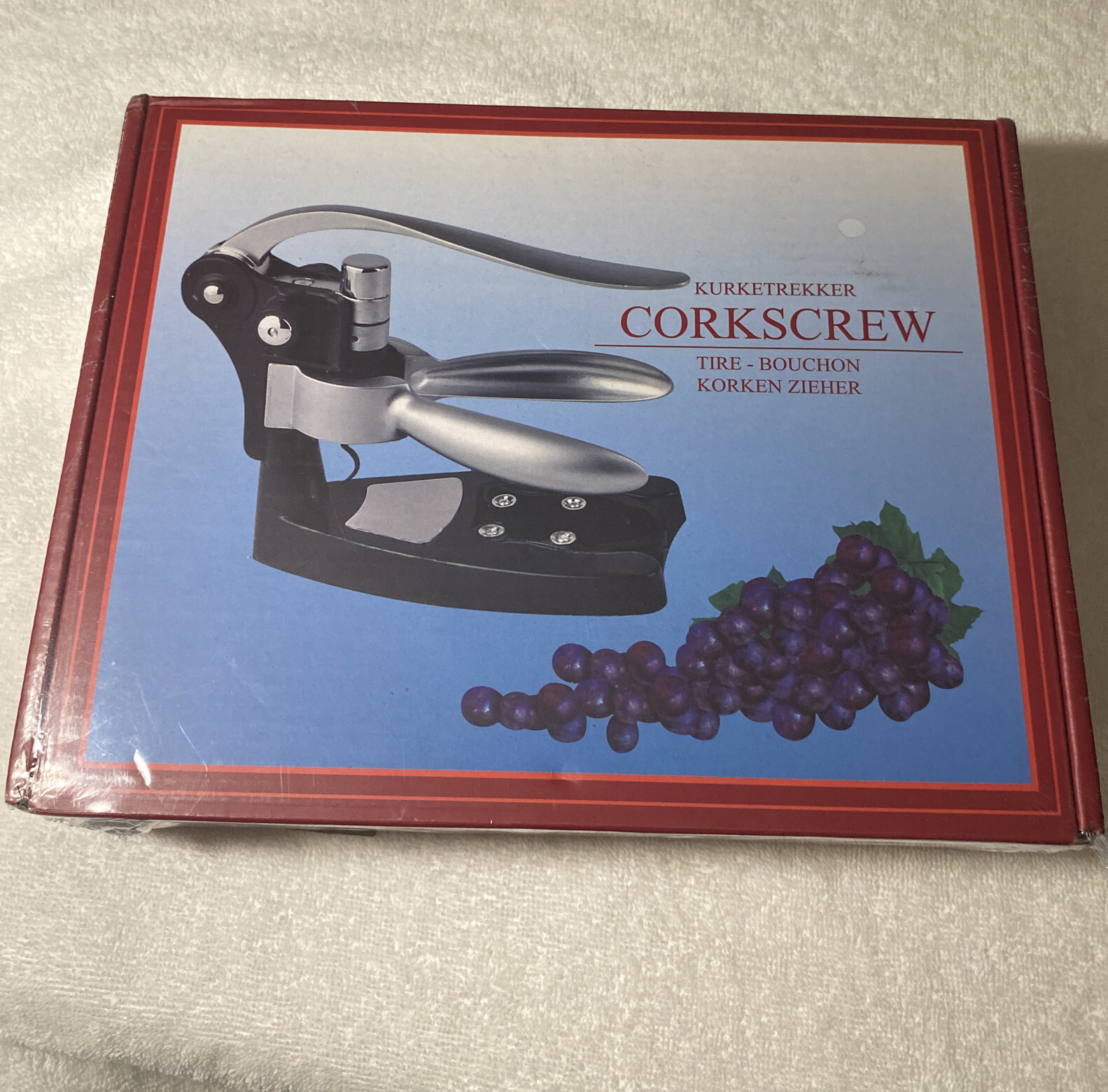 Rabbit Ear Lever Corkscrew Wine Bottle Opener Kurketrekker Professional ...