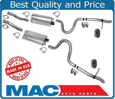 Extensions Pipes Middle Mufflers and Dual Tail Pipes for 87-93 Mustang ...