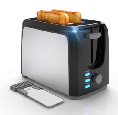 Toaster 2 Slice Best Prime Toasters Stainless Steel Black Bagel Toaster ...
