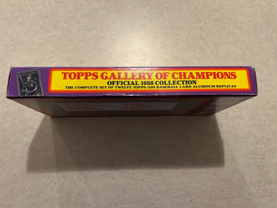 1988 Topps Baseball Gallery of Champions Official 1988 Collection ...