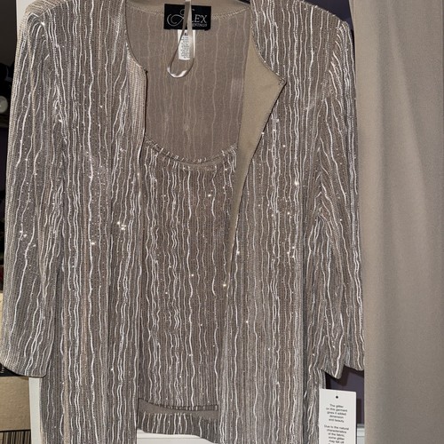 Alex Evenings Women's Shimmer Jacket with Inner Shell And Pants | eBay
