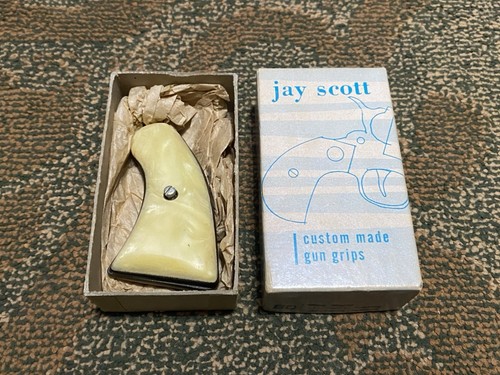 Vintage Jay Scott White Pearlescent Grips Rohn RG 38 Square Butt | eBay