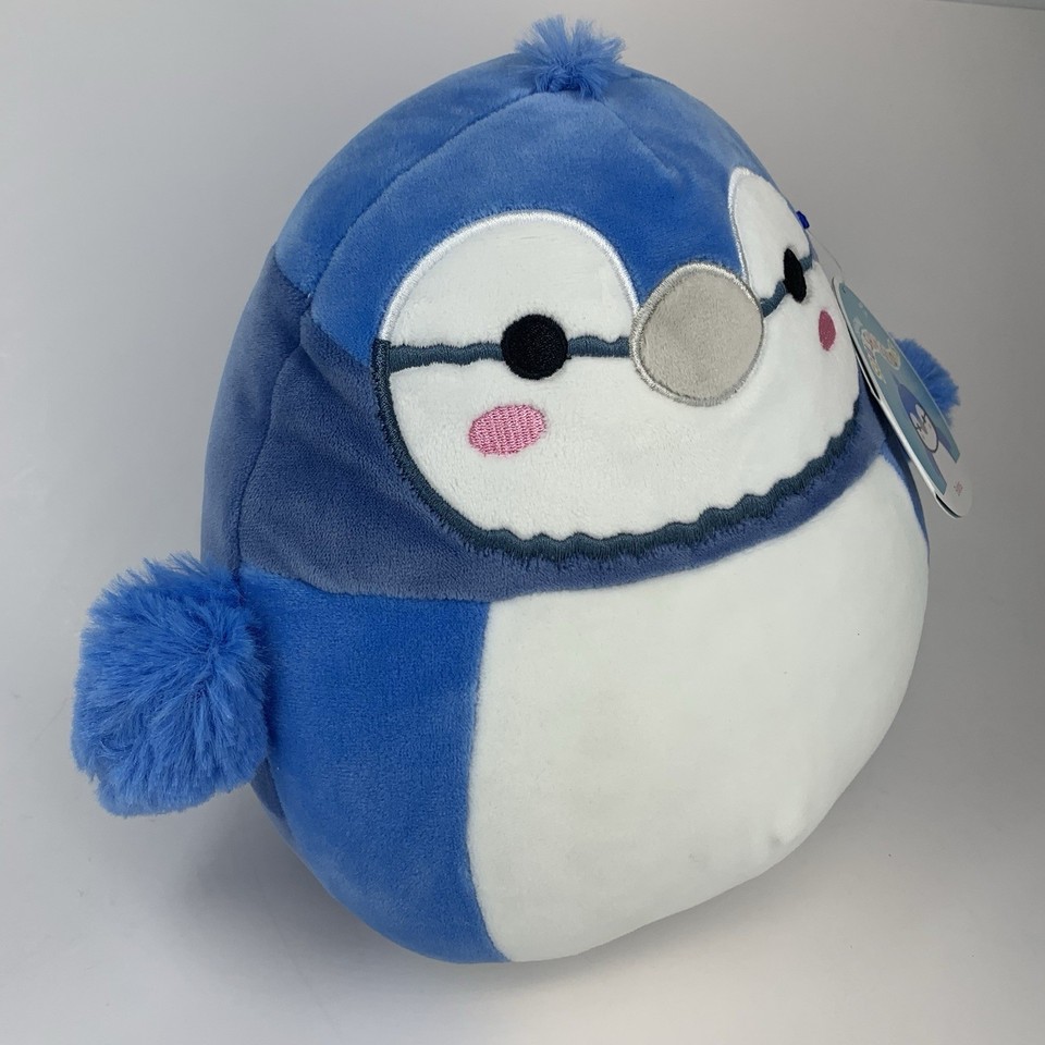 Squishmallows Babs Bluejay 8" Blue Bird Stuffed Plush Toy Animal w/ Tag ...
