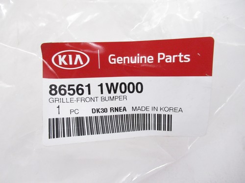 Genuine OEM Kia 86561 1W000 Front Bumper Lower Grille 2012-2013 Rio | eBay
