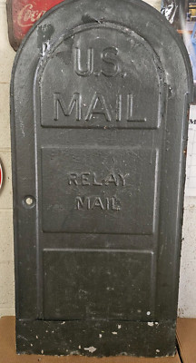 U.S. Mail Curbside Mailbox Antique Letter Box USPS Post Office Side ...
