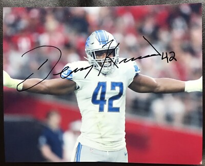 Devon Kennard signed 8x10 photo Detroit Lions linebacker autographed ...