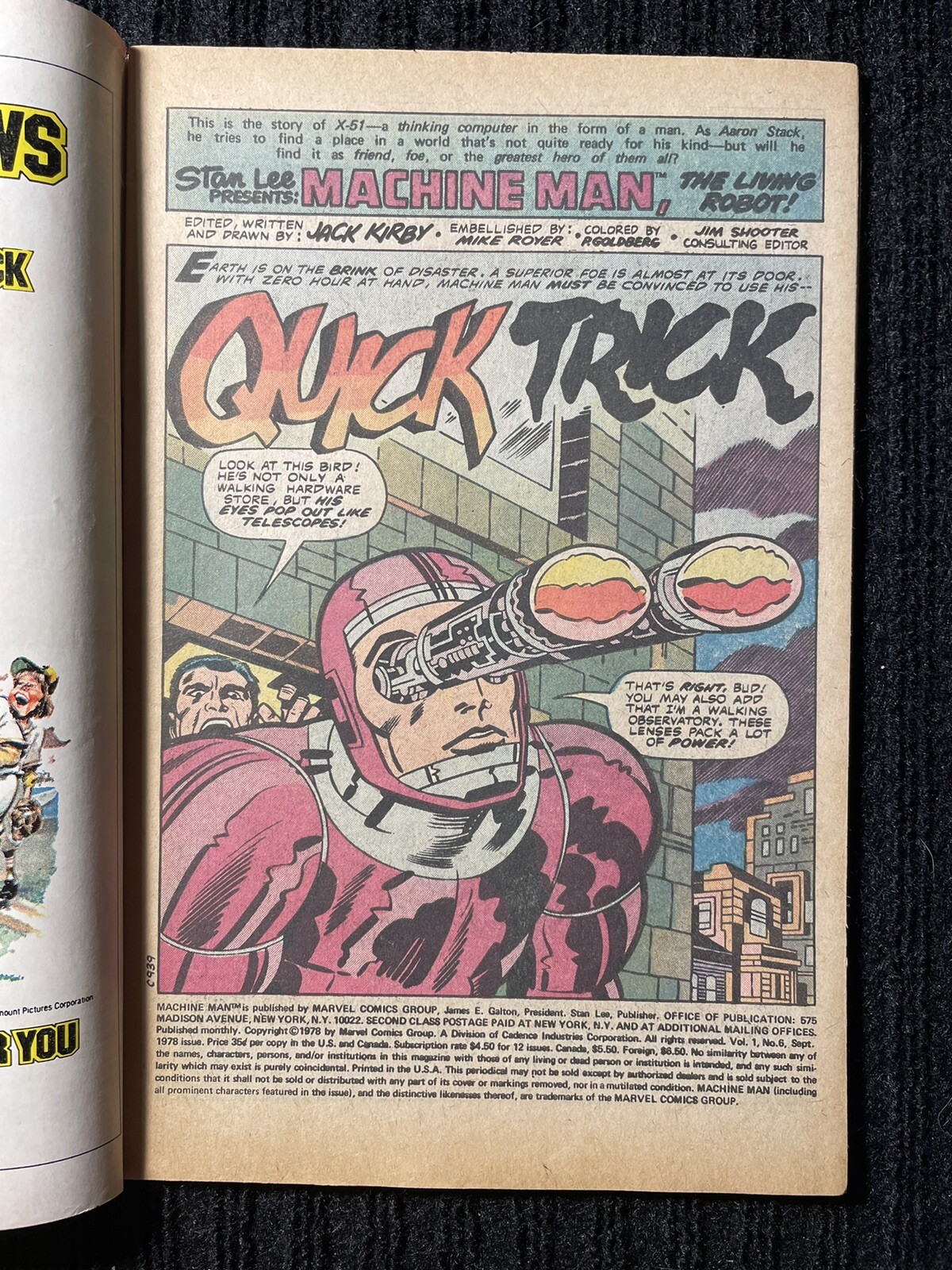 Jack Kirby-Machine Man #5,6 1978 | eBay