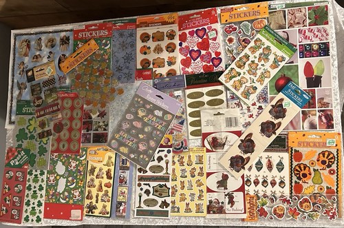 Huge Lot of NEW Holiday Scrapbooking Stickers -30 Packs | eBay
