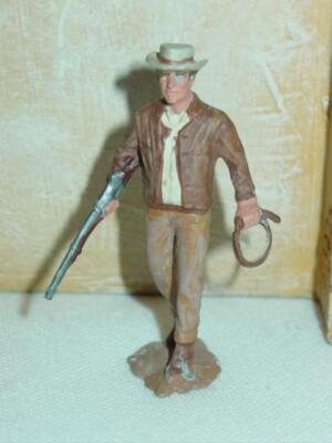 MARX Recast - MAJOR SETH ADAMS 54mm Metal Figure - WAGON TRAIN Playset ...